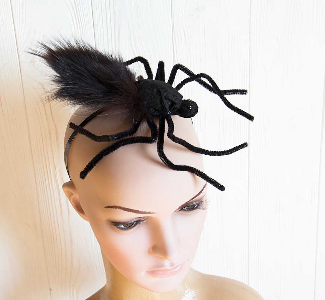 Spider Fascinator Hats Halloween Headband Hats Halloween Spider Hat ...