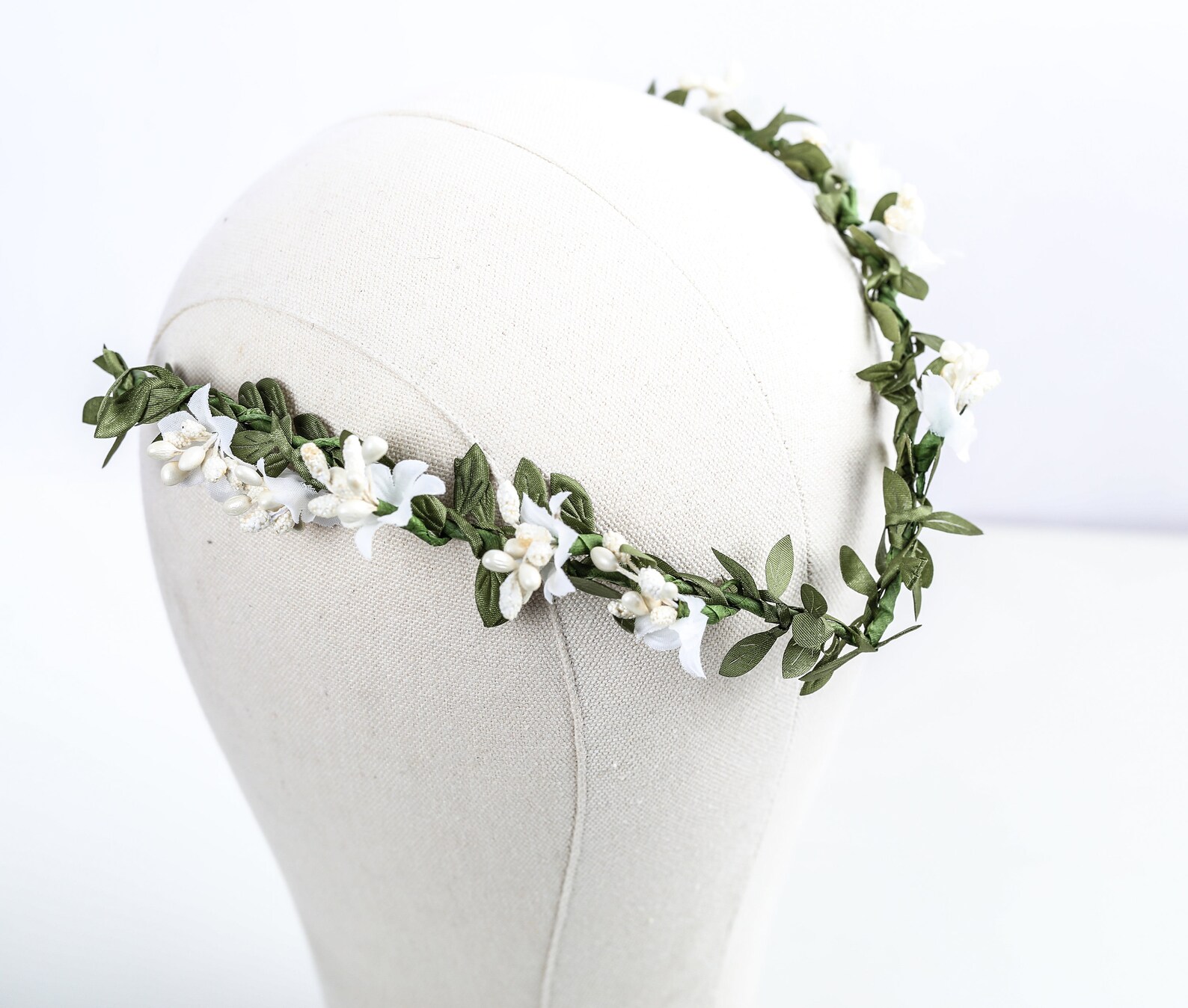 Elvish Flower Crown Elf Headpiece Leaf Fairy Crown Elf | Etsy