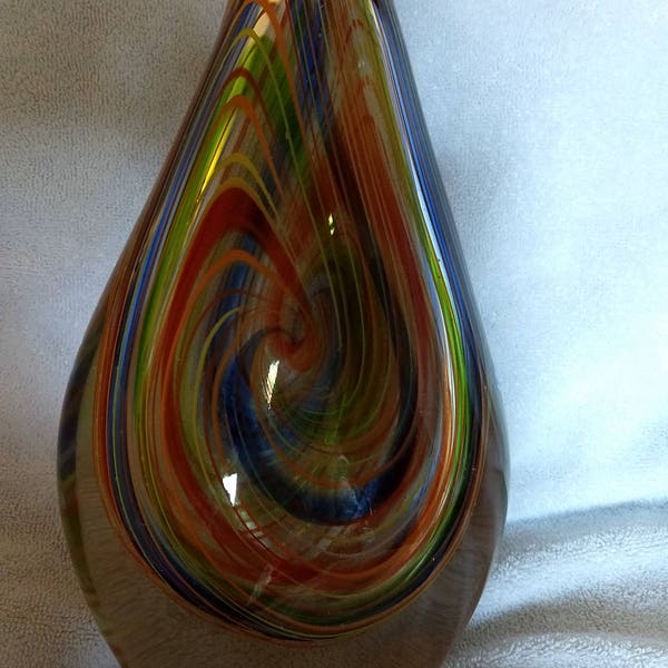 Multi Colored Vase - Etsy
