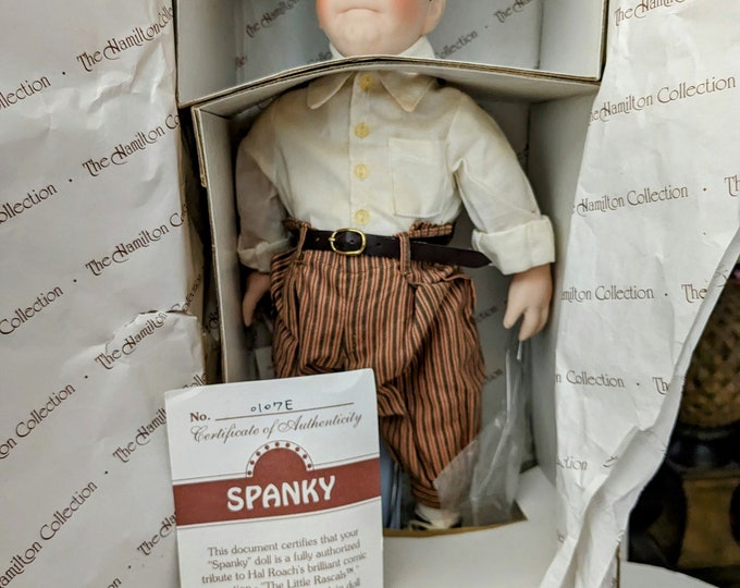 The Little Rascals "spanky" Porcelain Doll Hamilton Collection King World 1993 - Etsy