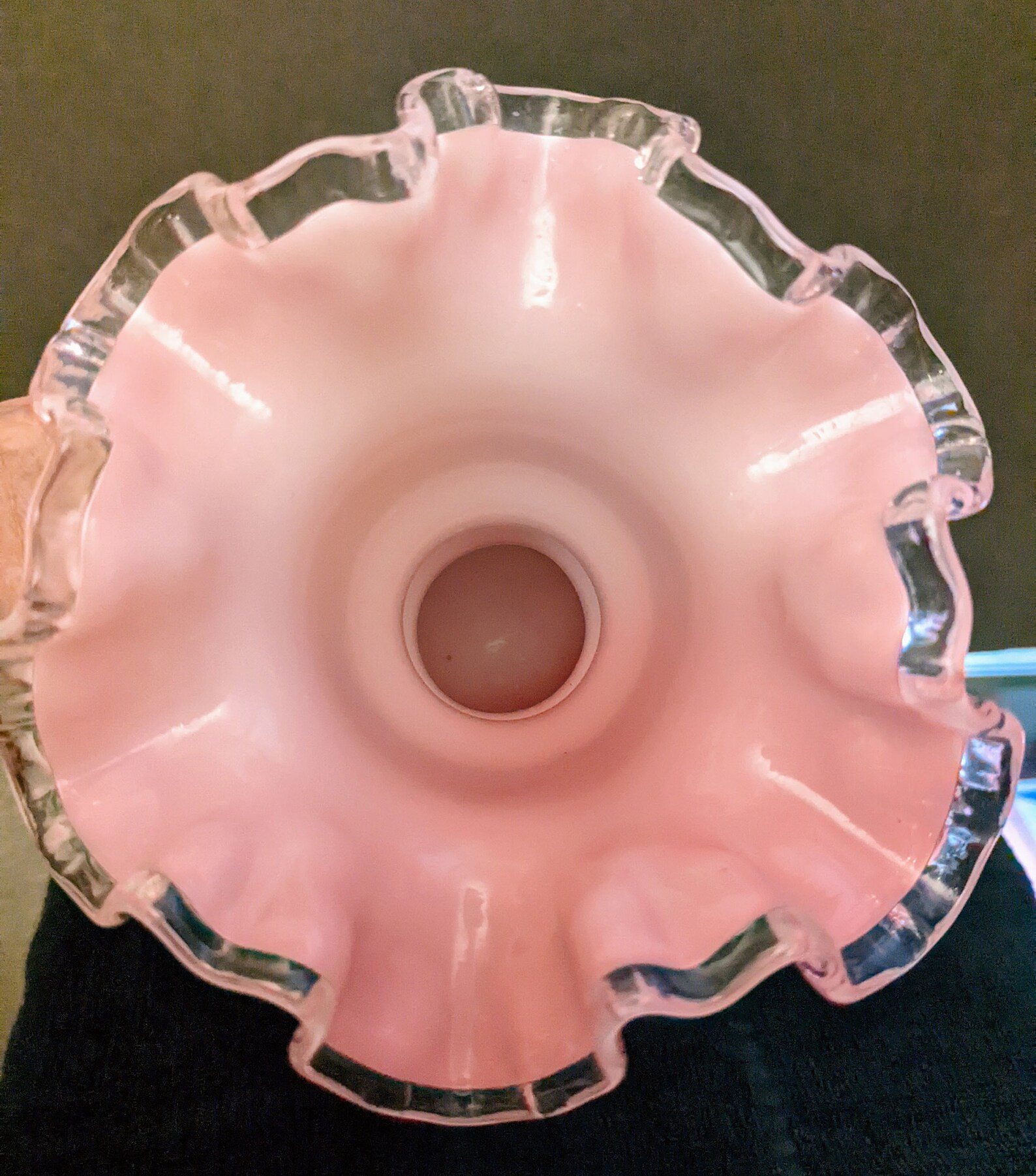 Vintage Fenton Peach Crest Melon Double Crimped 8 1/2" Vase - Etsy