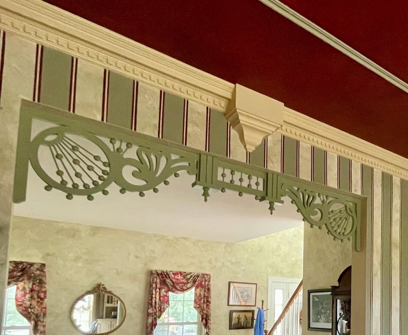 Victorian Archway Trim – Gingerbread Doorway Decoration – Art Nouveau ...