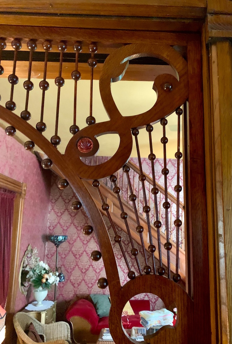 Hand Scrolled Fretwork Arch: Victorian Spandrel With Rose Jewels - Etsy