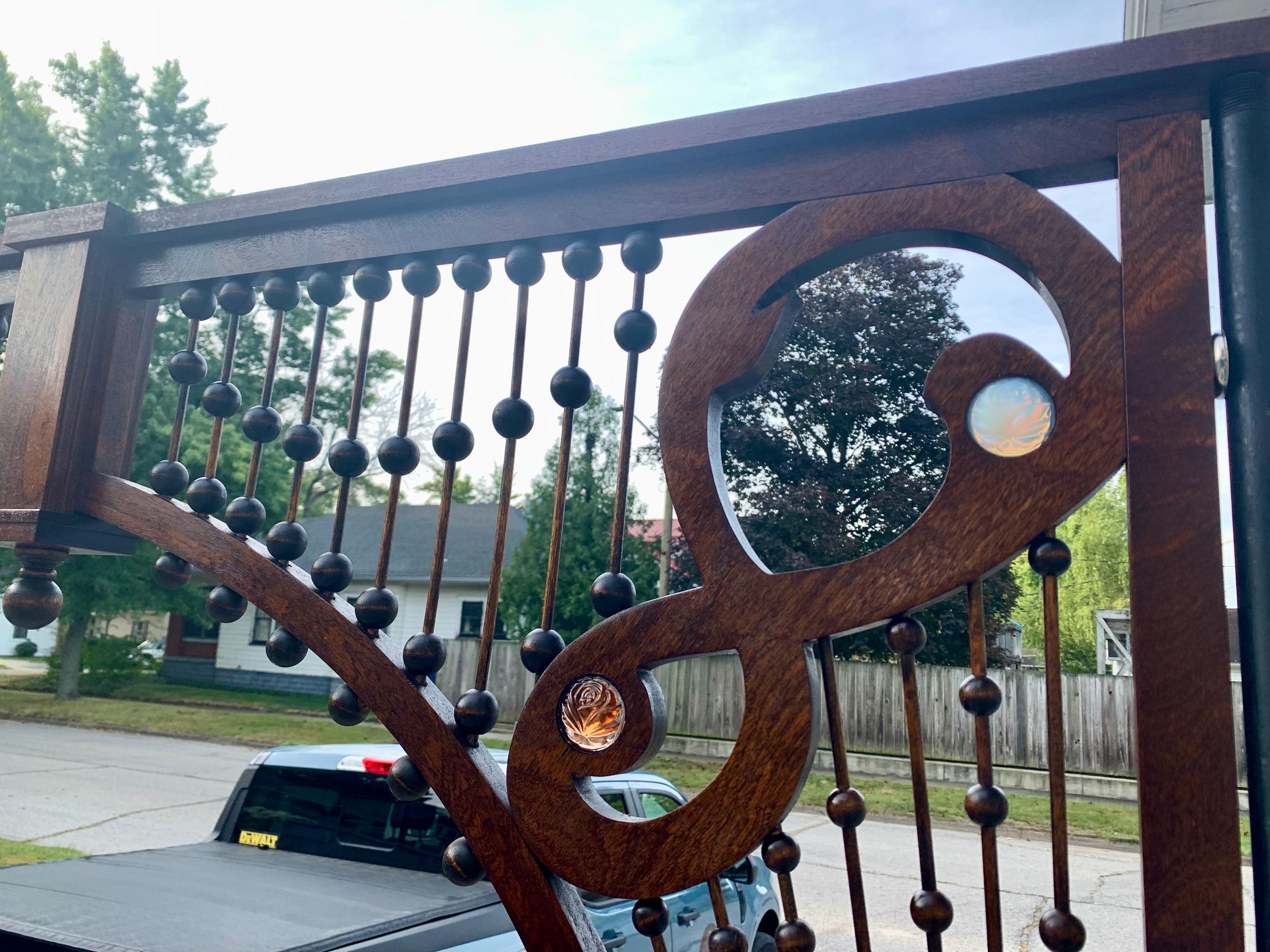 Hand Scrolled Fretwork Arch: Victorian Spandrel With Rose Jewels - Etsy