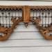 Victorian Fretwork Oak Stick and Ball Restoration Spandrel for Small ...