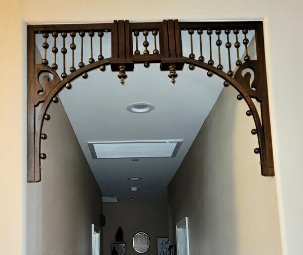 Victorian Arch Stick and Ball Arch for Interior Home Decor Art Nouveau ...