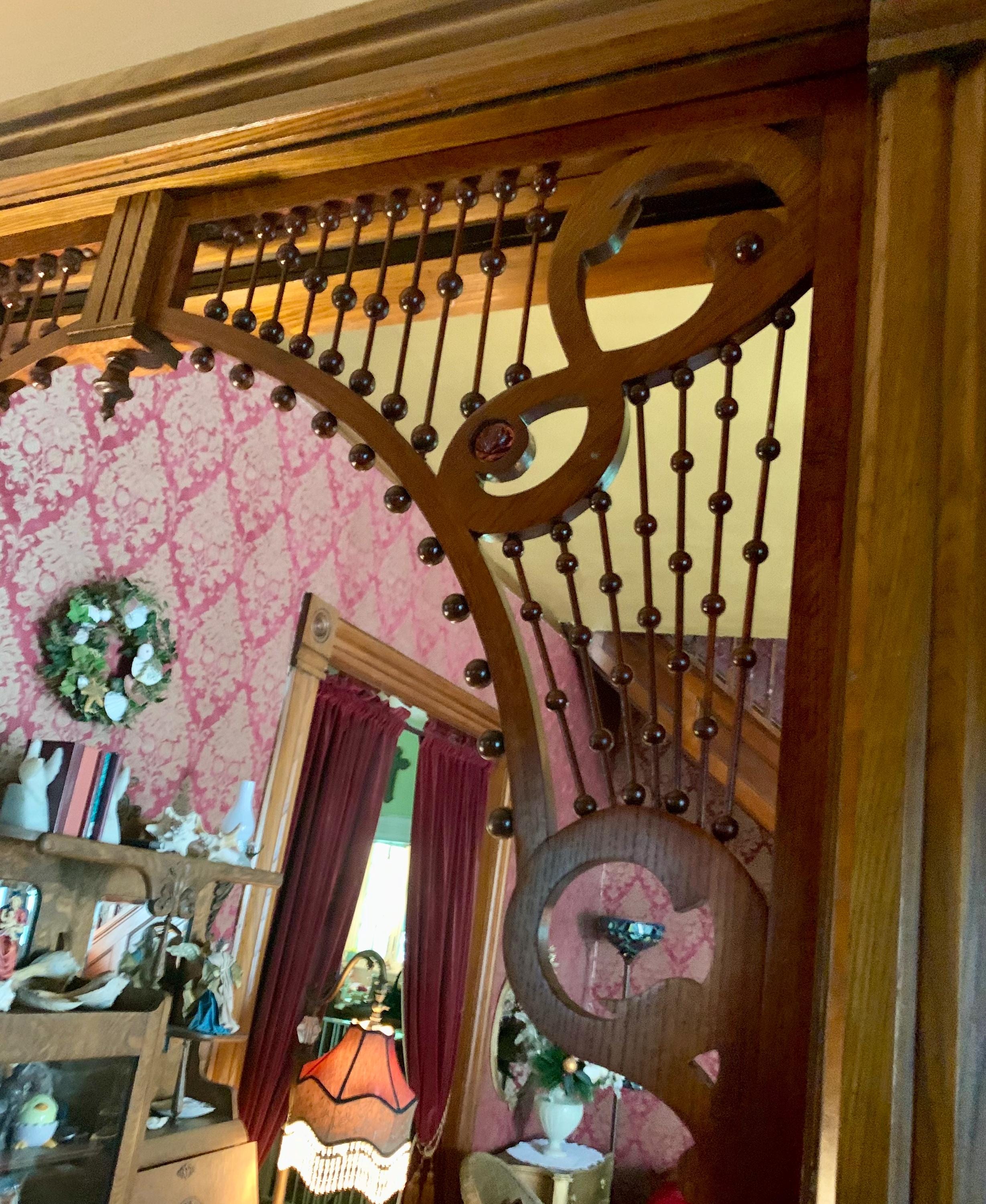 Hand Scrolled Fretwork Arch: Victorian Spandrel With Rose Jewels - Etsy