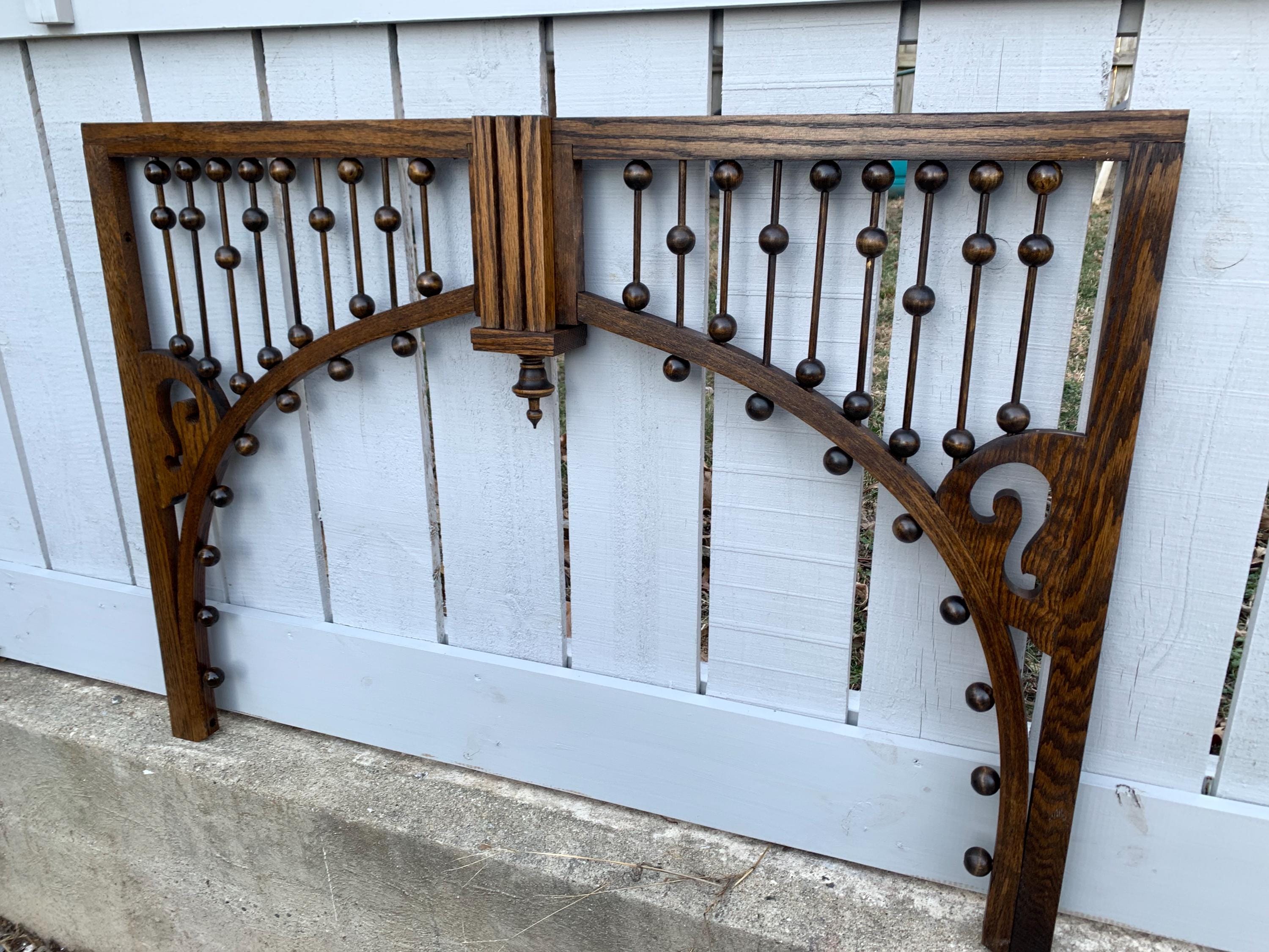 Victorian Arch Stick and Ball Arch/ Headboard for Interior Home Decor ...