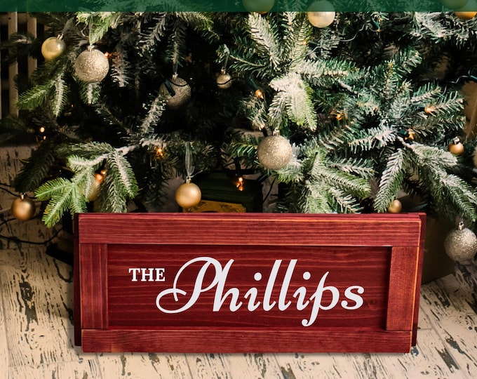Christmas Tree Box - Etsy