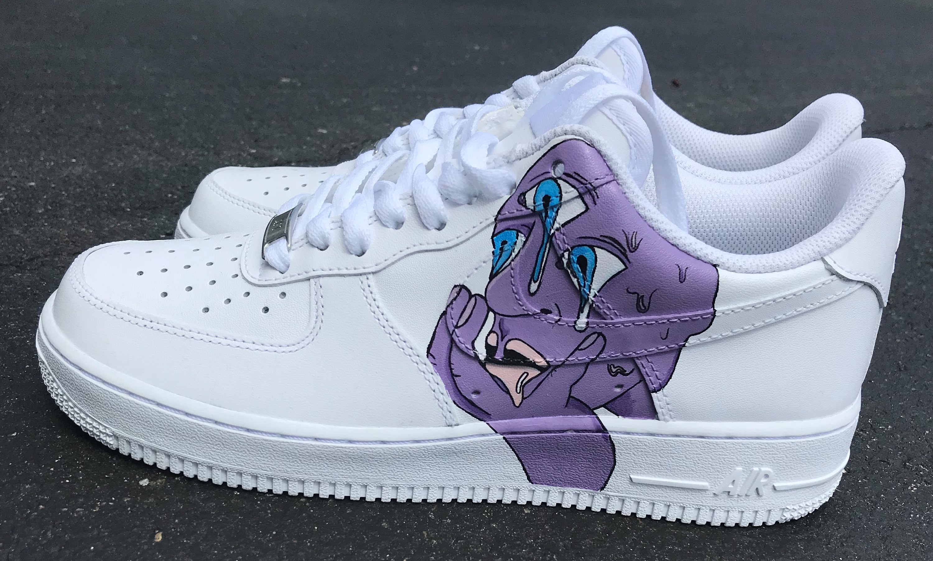 Purple Drippy Psychedelic Third Eye Custom Nike Air Force 1 | Air Force ...