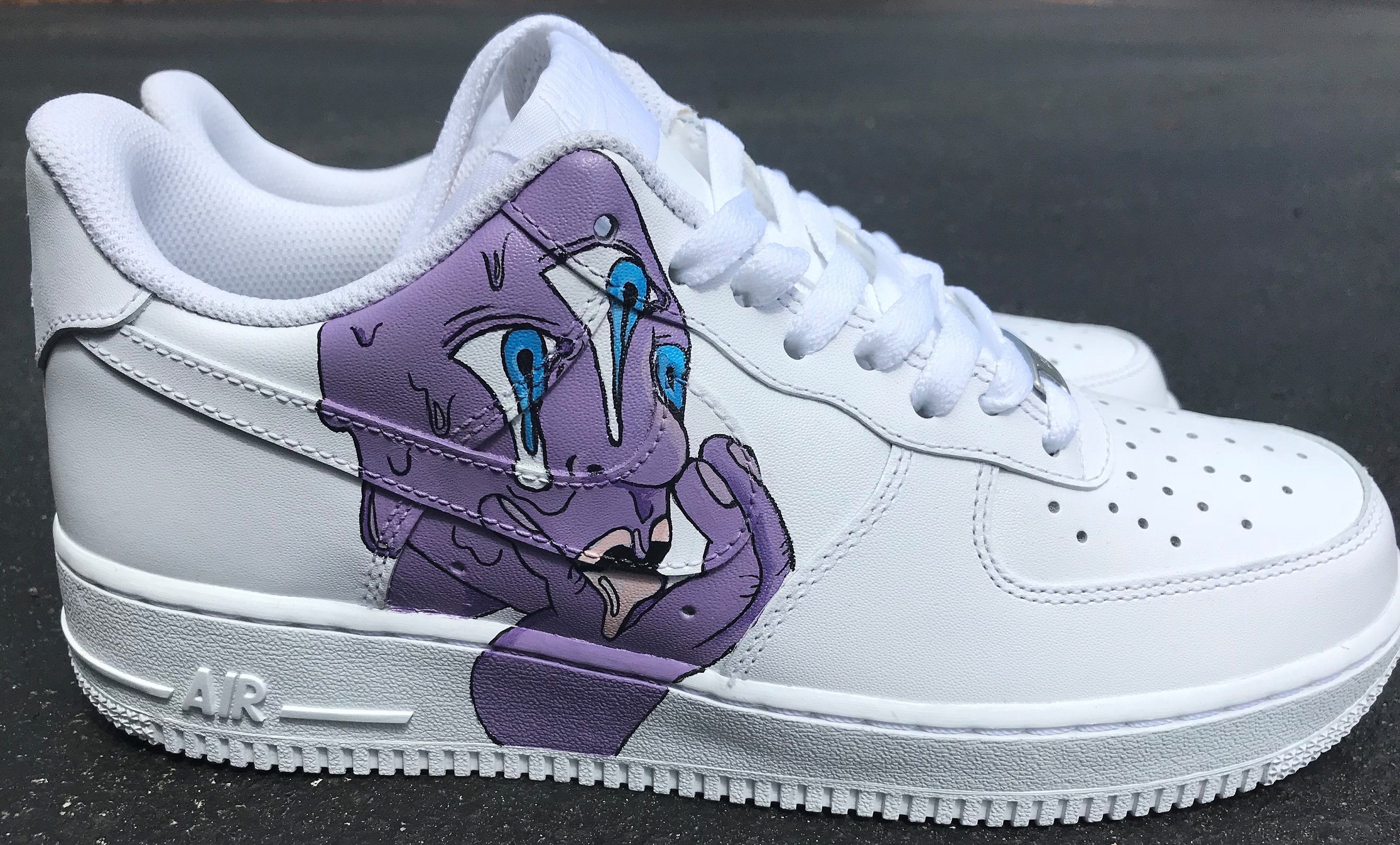 Purple Drippy Psychedelic Third Eye Custom Nike Air Force 1 | Air Force ...