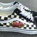 Custom Rose Vans Old Skool Shoes Rose Vans Custom Vans Custom Sneakers ...