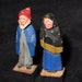 Lot of 3, Hand Painted & Carved Wooden Miniatures - Etsy