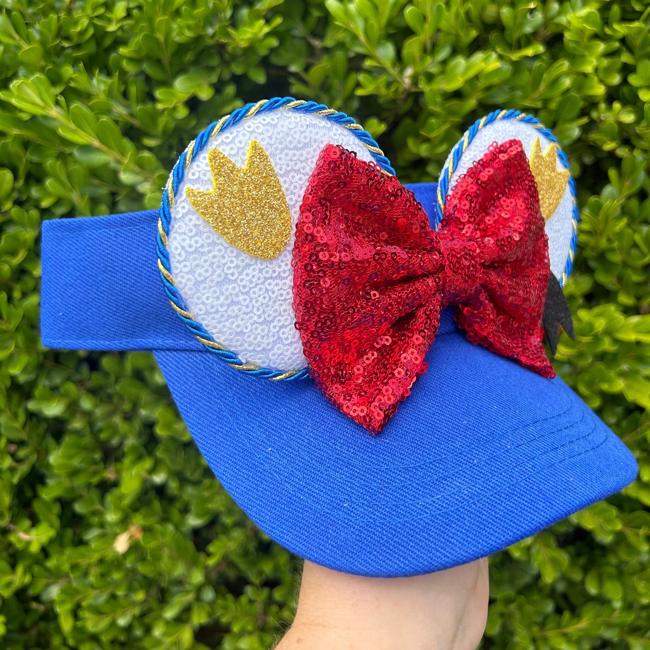 Donald Duck Minnie Mouse Ears Visor / Cruise Line Donald Duck Ears ...