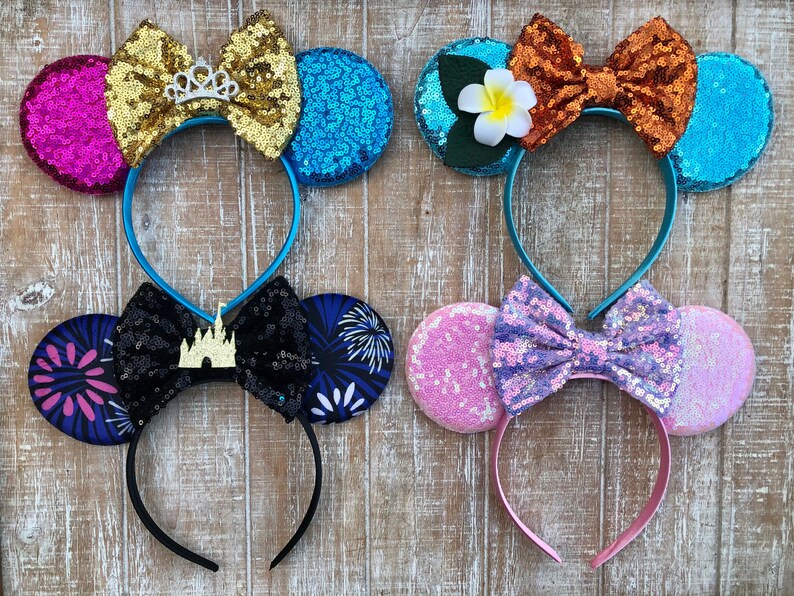 Princess Mouse Ears / Mermaid Mouse Ears / Fairy Mouse Ears / Princess ...