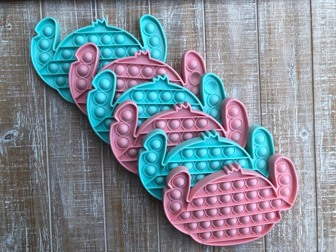Stitch & Angel Inspired Pop It Fidget Toys / Anti Stress | Etsy