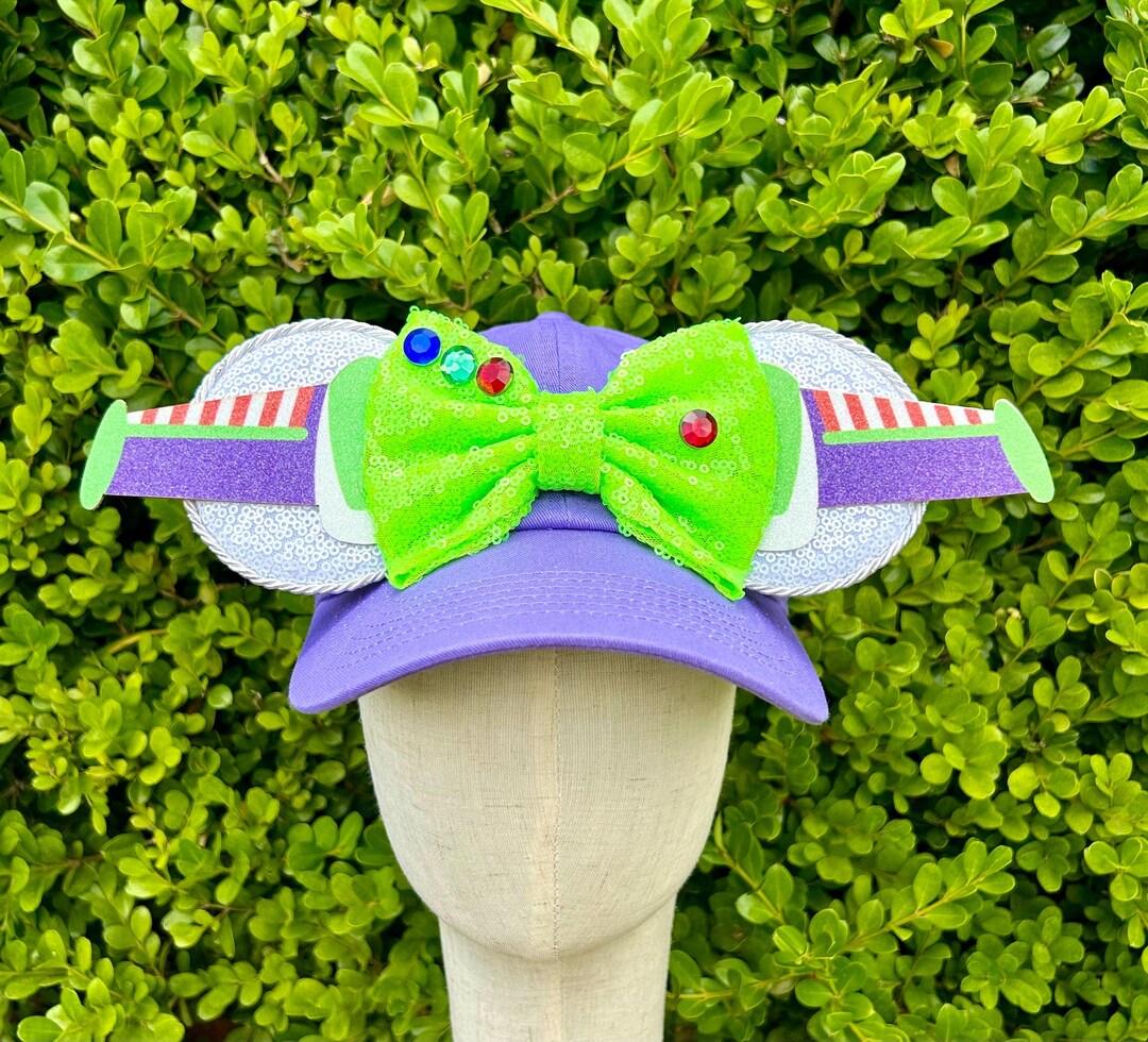 Space Ranger Buzz Minnie Ear Baseball Hat / Lightyear Mickey Hat - Etsy