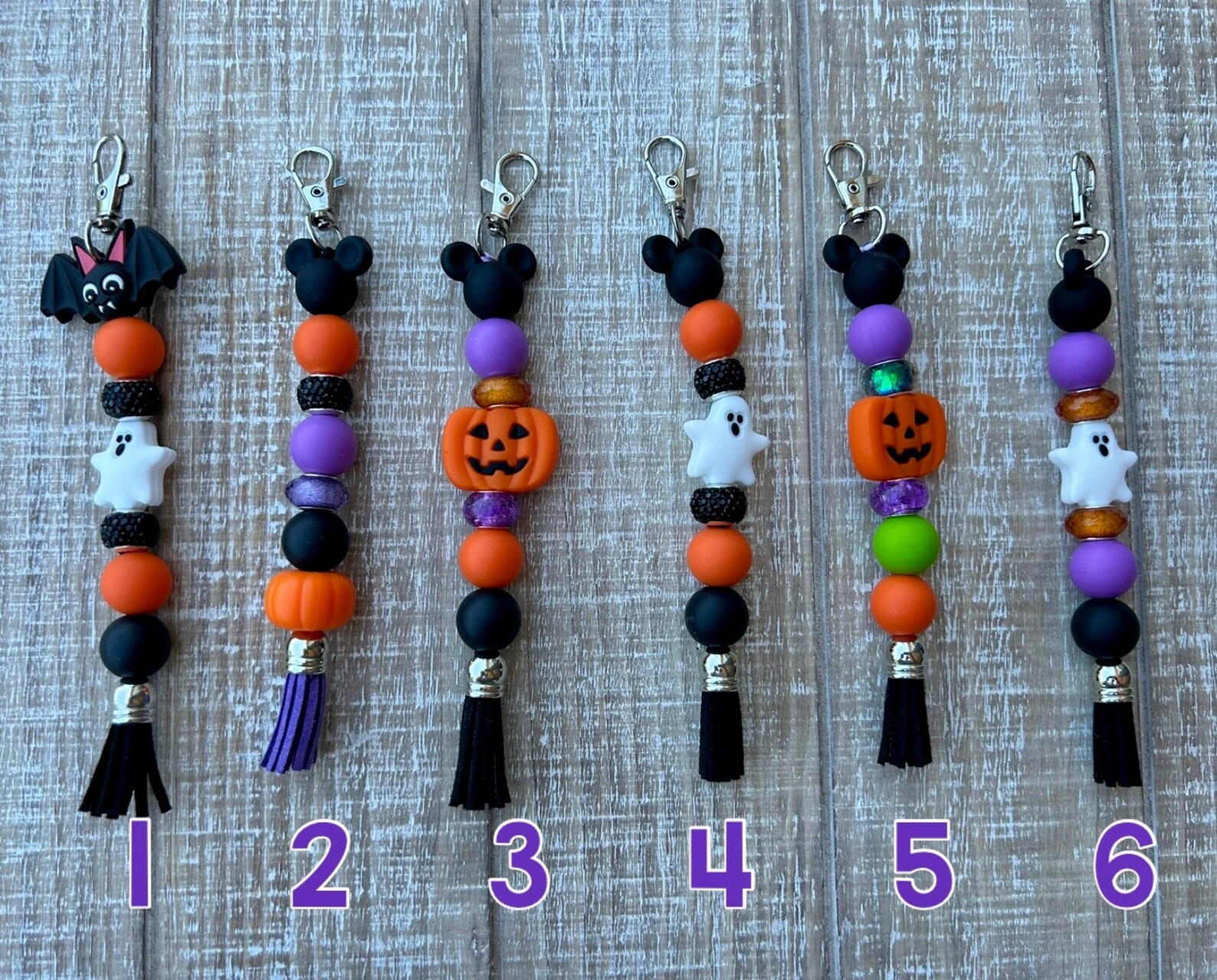 Halloween Mickey Mouse Keychains / Minnie Halloween Keychain Gift ...