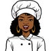 Afro Woman Chef Culinary Occupation Cooking Job Business Kitchen ...