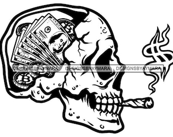 Money Brain Svg - Etsy