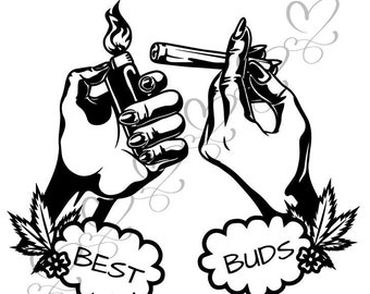 Cannabis leaf svg | Etsy