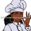 13 Black Woman Chef Clipart Bundle, Women Cooking, Afro Cook Png ...