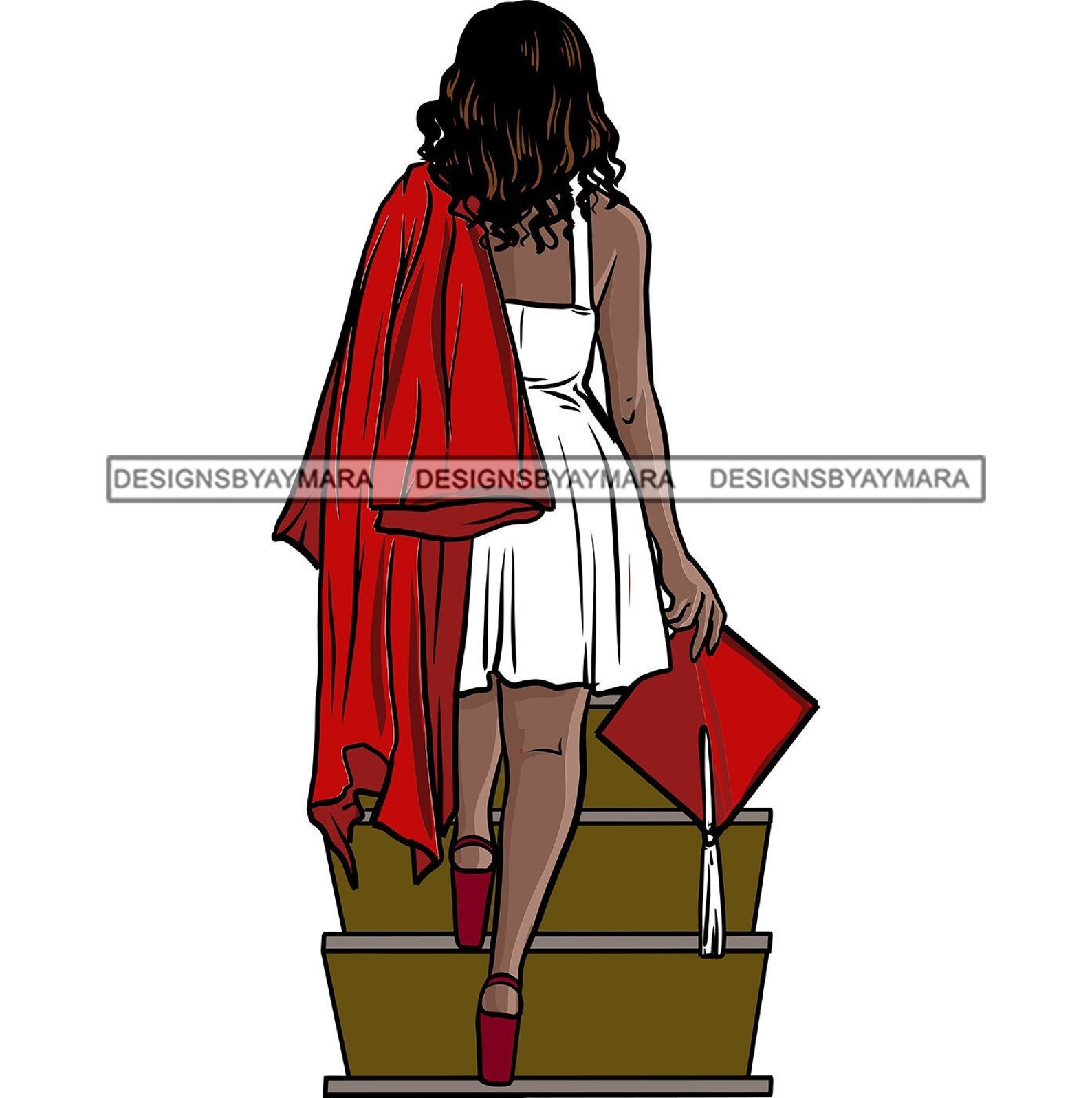 Graduation Woman Cap Diploma Achievement Education College | Etsy