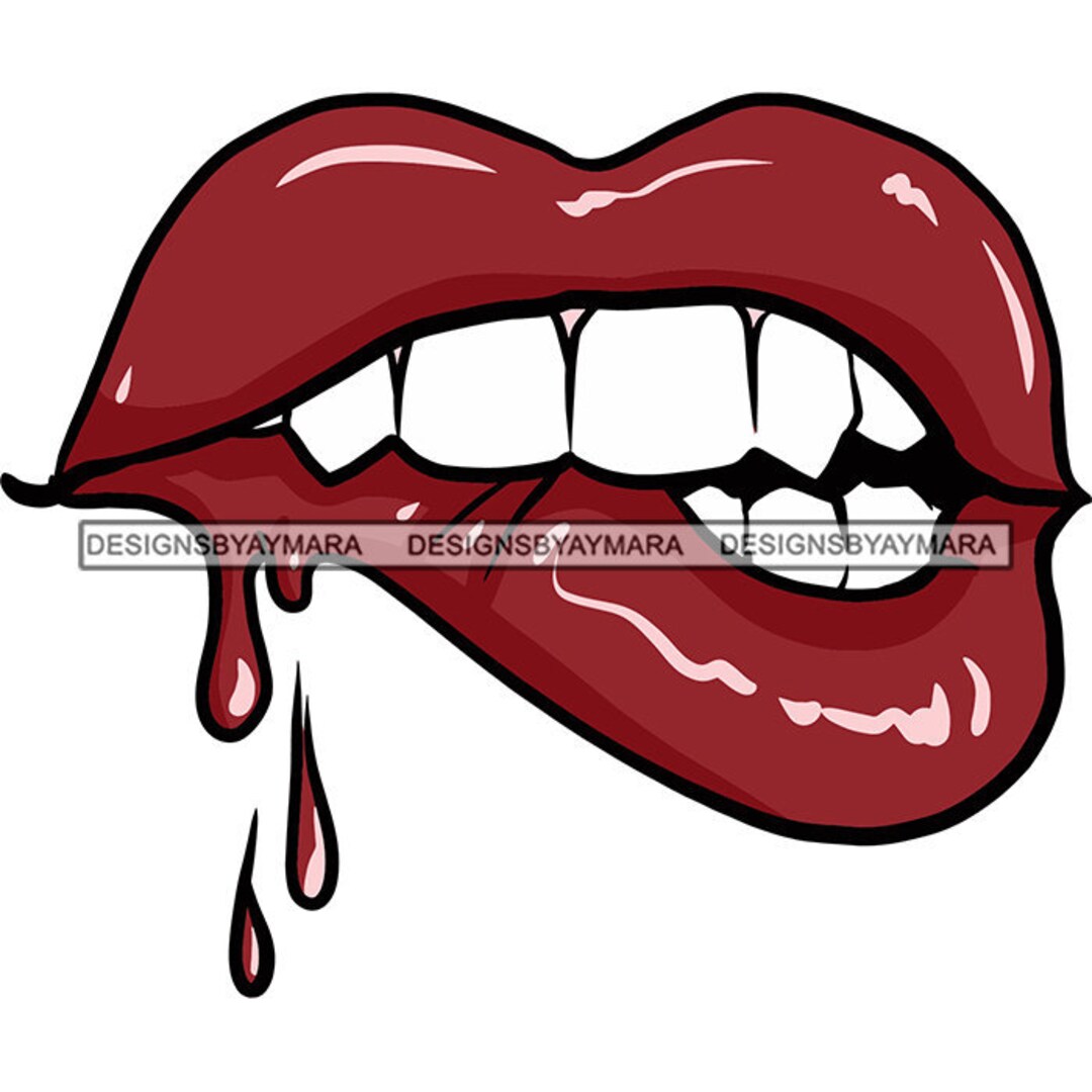 Woman Lips Lipstick Melting Make-up Sensual Softness Desire - Etsy