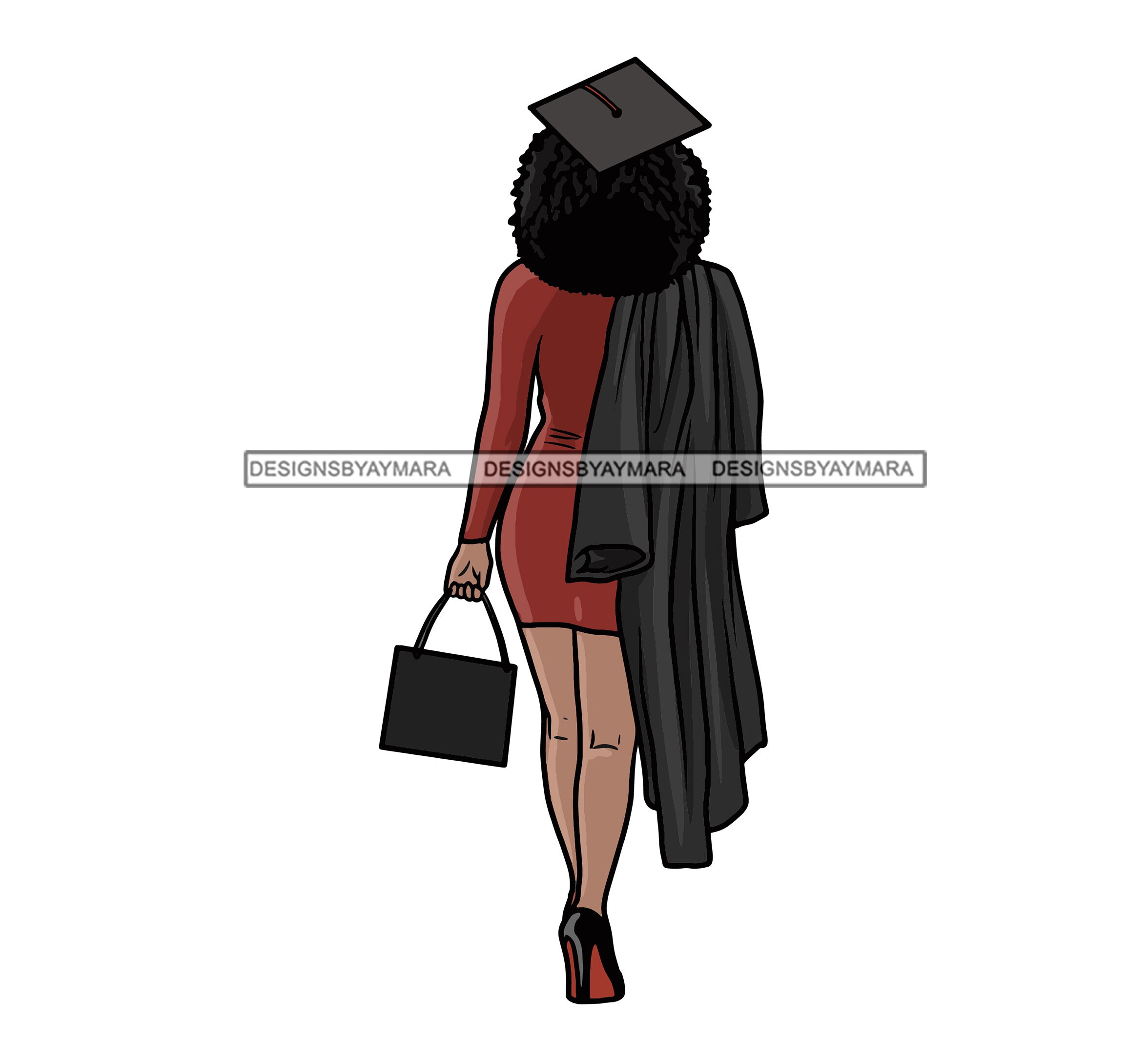 Graduation Woman Goals Achievement Cap Diploma School Goals - Etsy