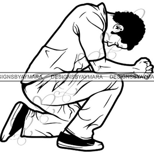 Black Man Praying SVG God Quotes Respect Faith Spiritual Life - Etsy