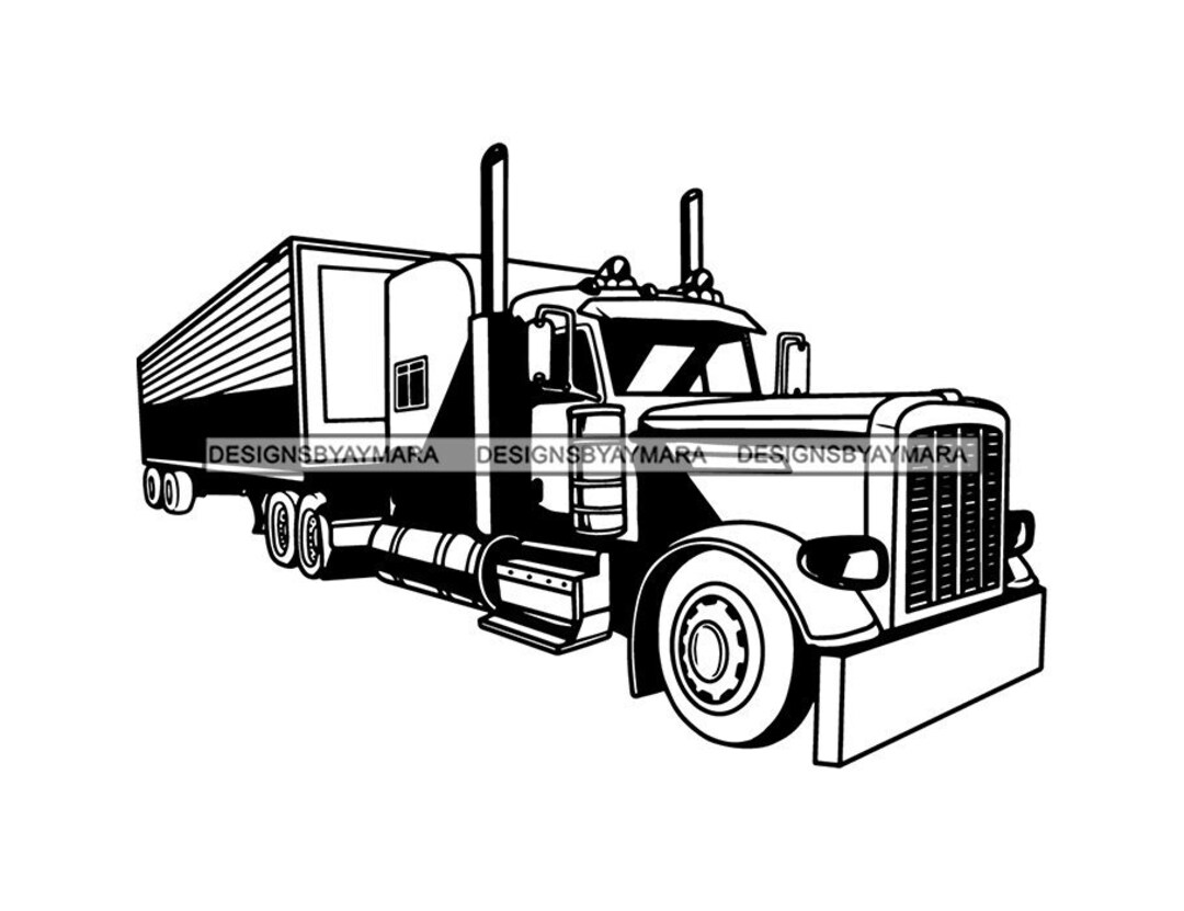 Truck Delivery Cargo Transport Shipping Freight Transportation Vehicle ...