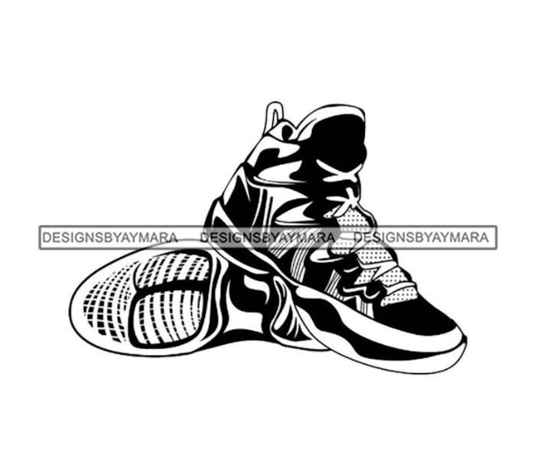 Sneaker Shoes Casual Training Isolated Fashion Sport Style Footwear ...