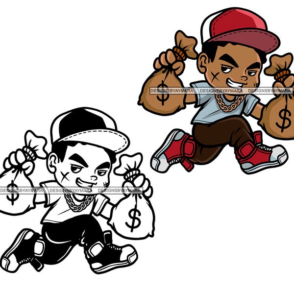 Money Running Clipart - Etsy