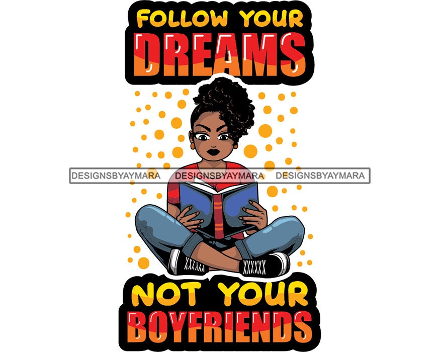 Bundle 9 Afro Lola Reading SVG Education Quotes Nubian Queen | Etsy