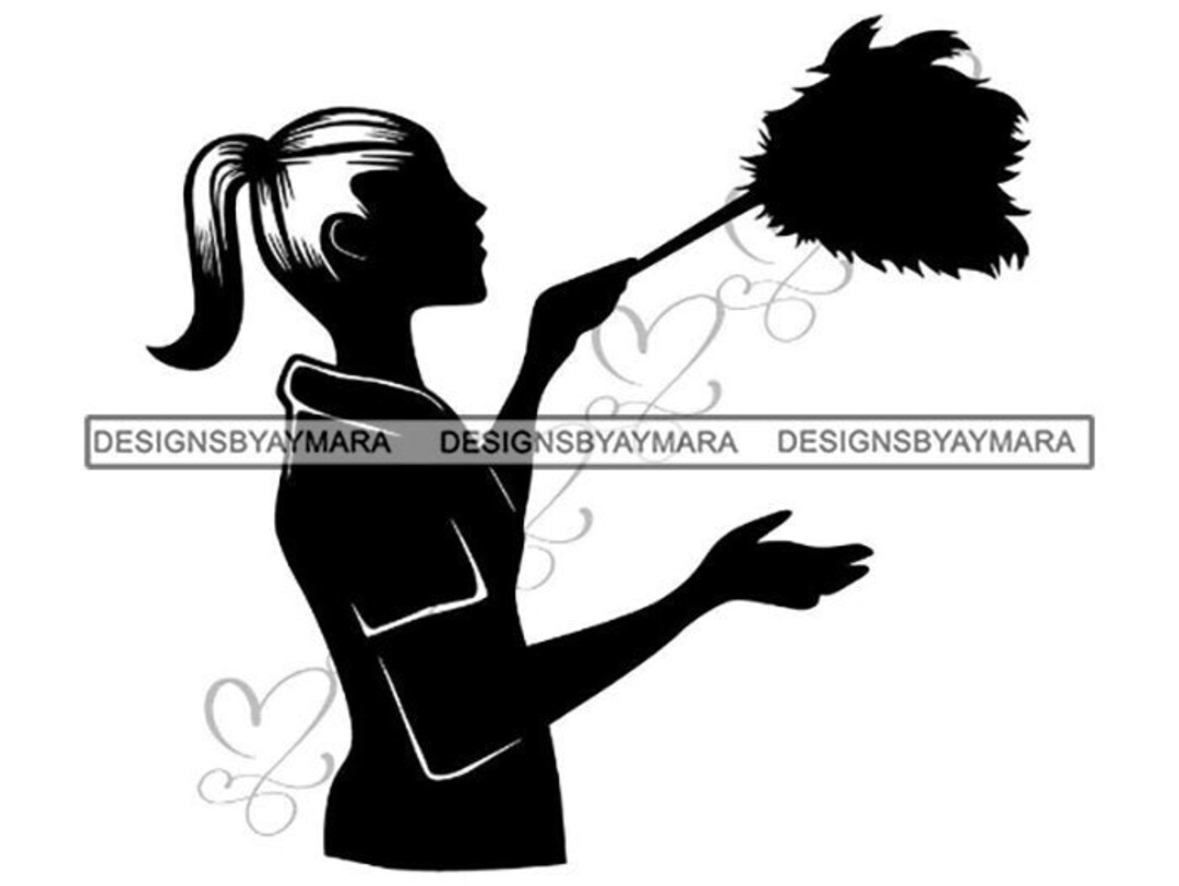 Cleaning Service Domestic Housekeeping Maid Clean Hygiene Household SVG ...