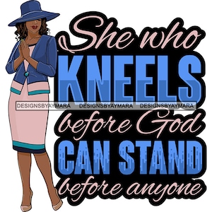 She Who Kneel Before God Woman Praying Prayer Pray Nubian - Etsy