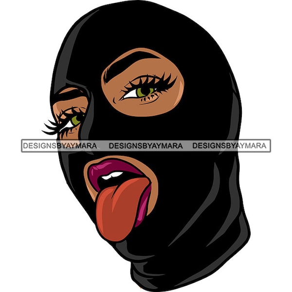 Gangsta Ski Mask Svg - Etsy