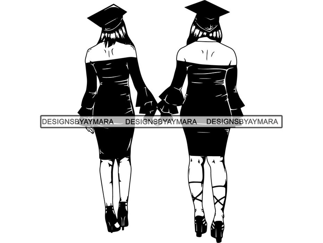 Graduation Woman .SVG Life Goals Achievement Diva Classy Lady Nubian ...