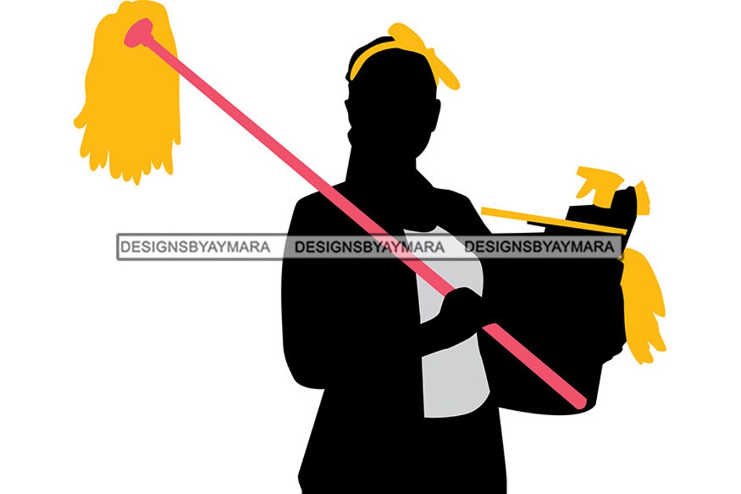 Cleaning Service Woman Housekepper Maid Houskeeping Service Cleaner ...