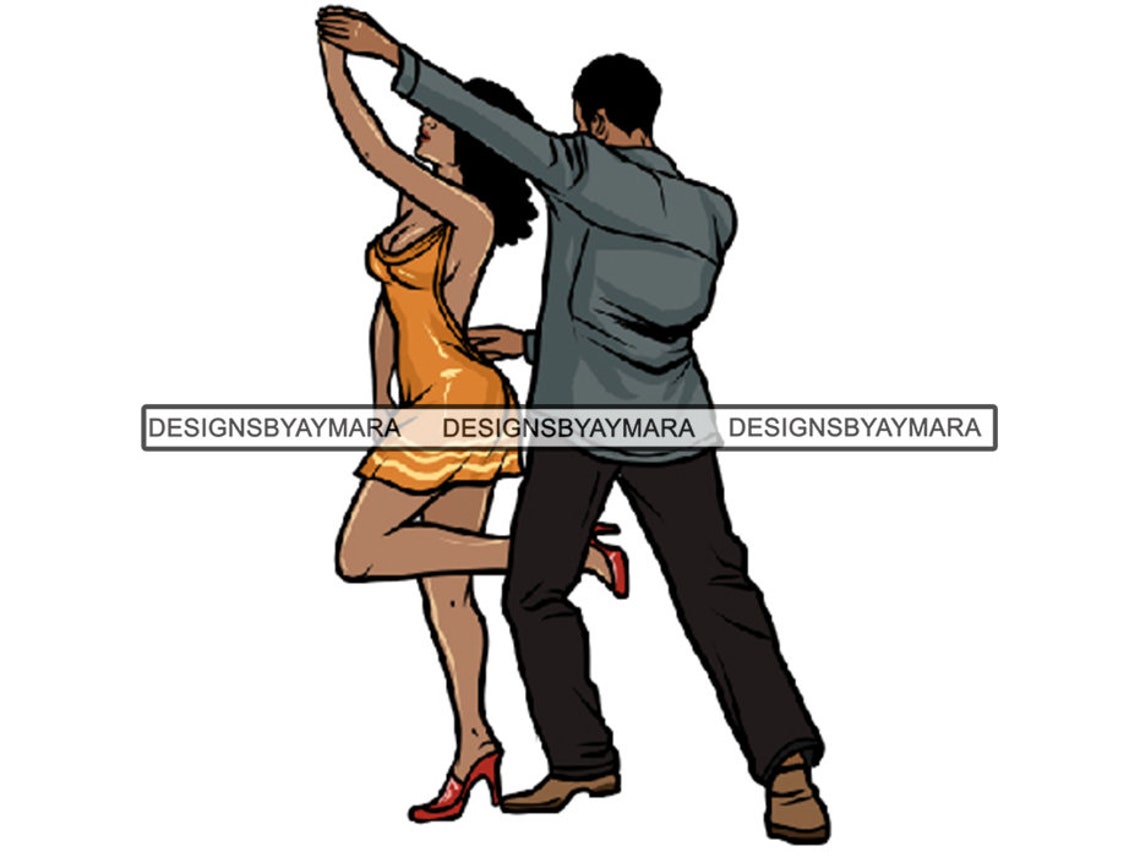 Stepper Dancer Stepping Chicago Style African American Couple - Etsy