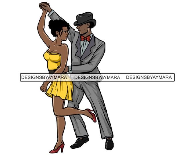 Stepper Dancer Stepping Chicago Style African American Couple - Etsy