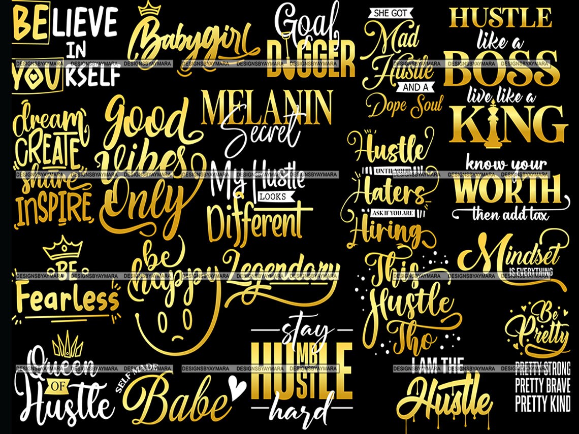 27 Motivational Quotes Bundle Woman Inspirations Good Vibes - Etsy