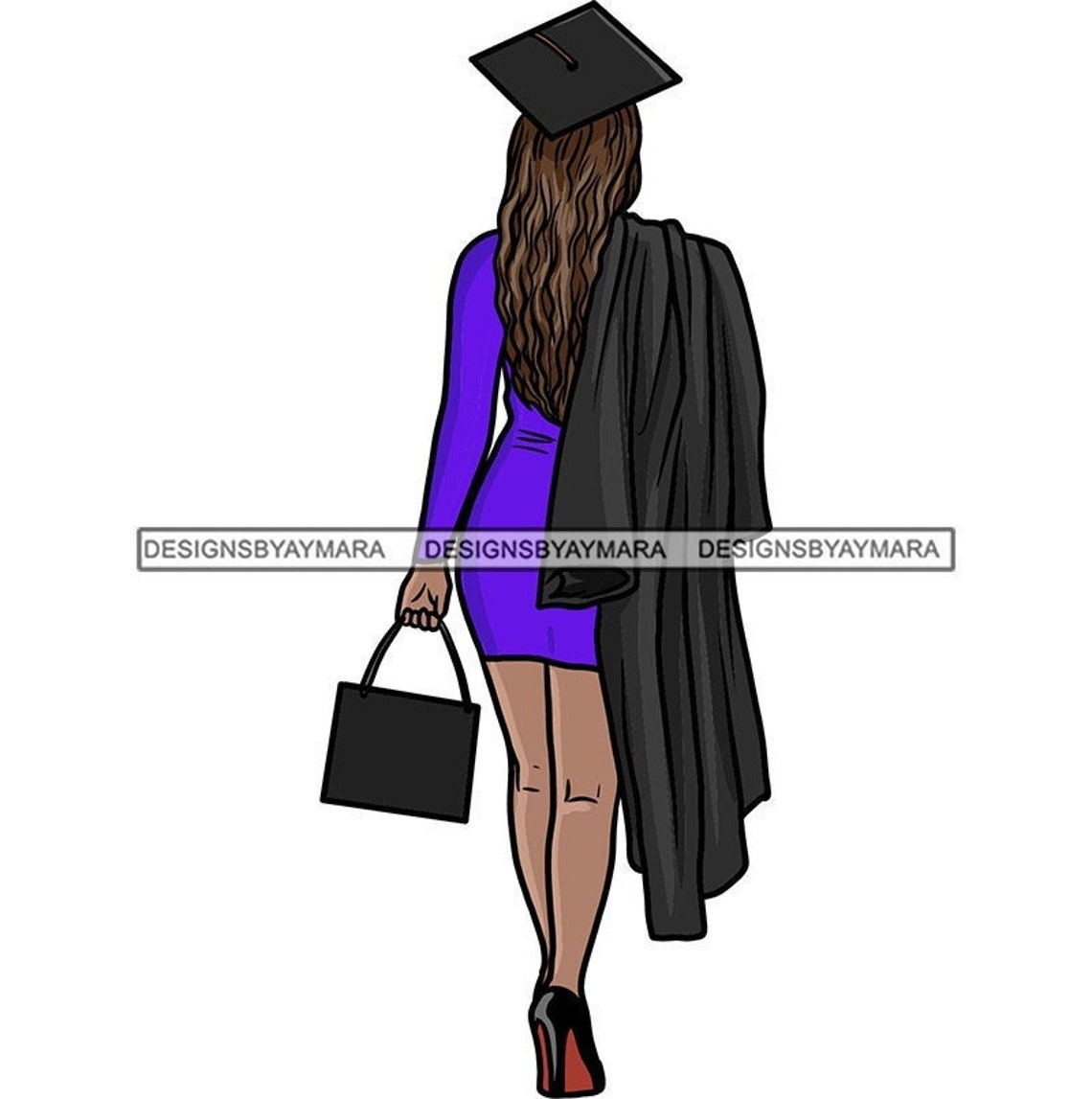 Graduation Woman Goals Achievement Diva Classy Lady Nubian - Etsy