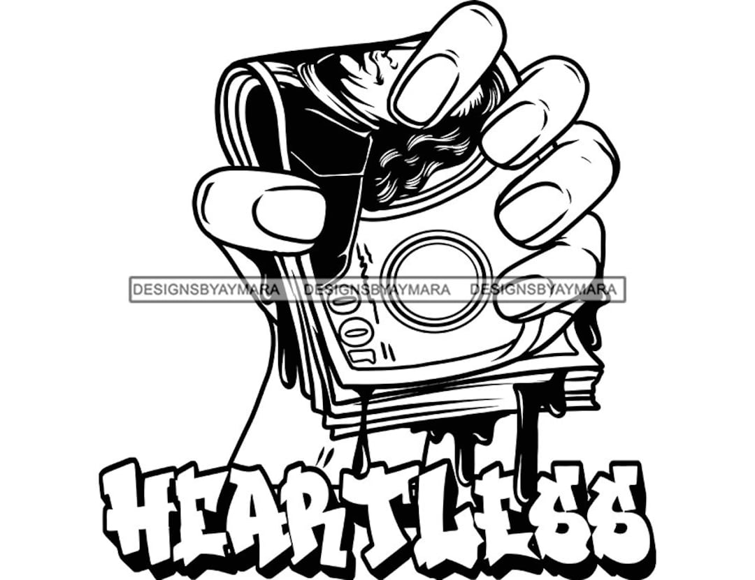 Heartless Male Hands Money Stack Dollar Cash Franklin Hustler Hustle ...