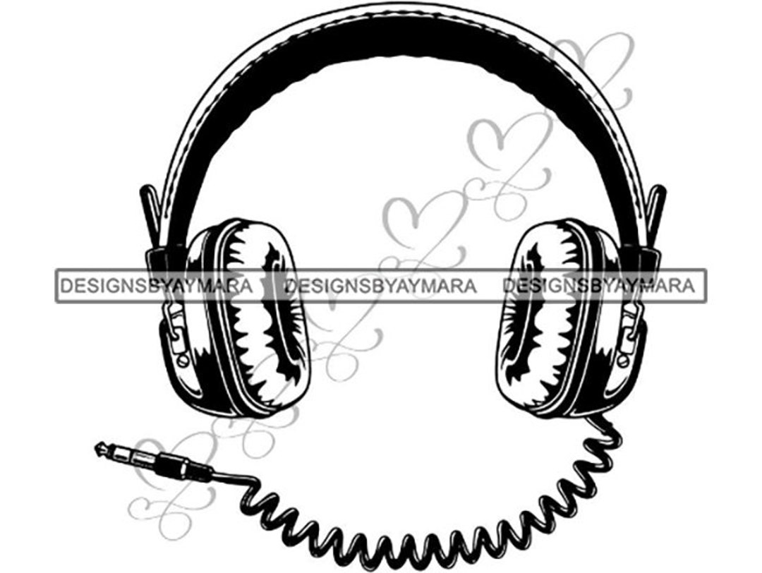 Headphones Music Sound Modern Audio Headset Studio Technology Device ...