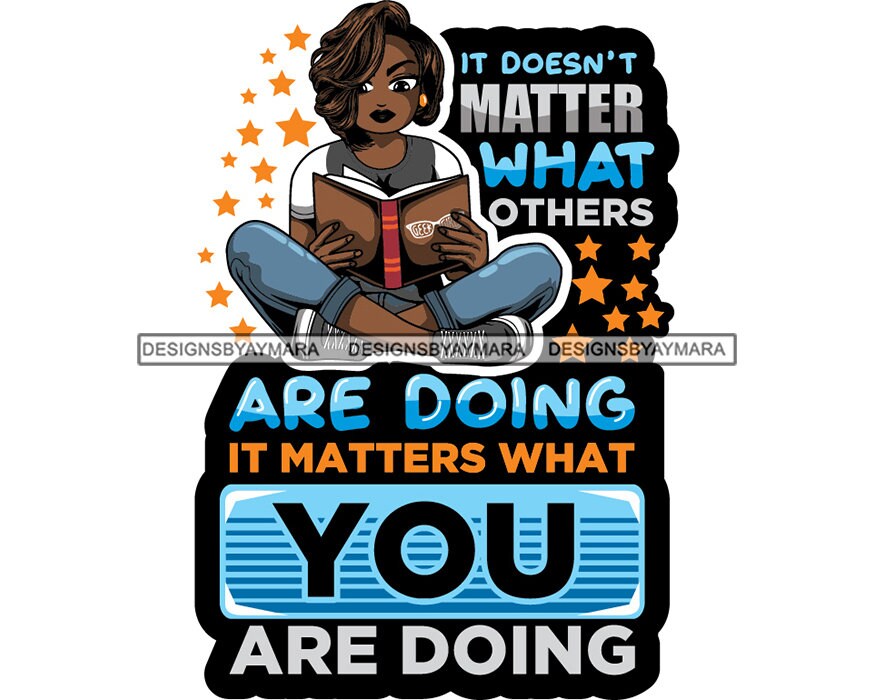 Bundle 9 Afro Lola Reading SVG Education Quotes Nubian Queen | Etsy