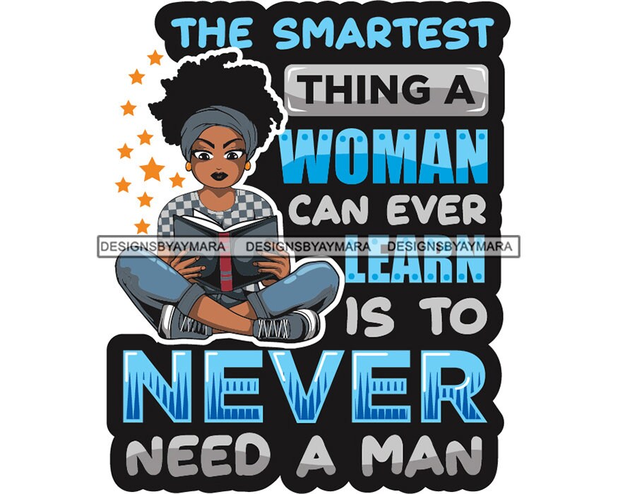 Bundle 9 Afro Lola Reading SVG Education Quotes Nubian Queen | Etsy