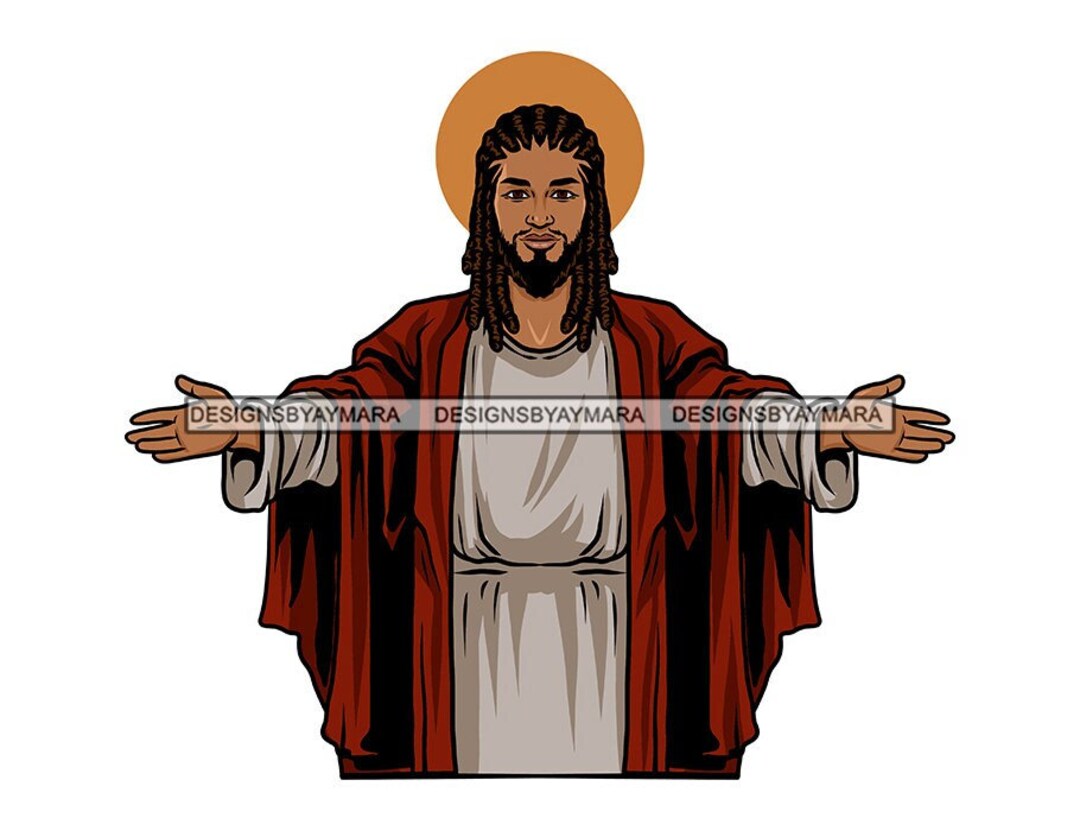 African American Black Jesus Lord Son of God Master Ruler Savior ...