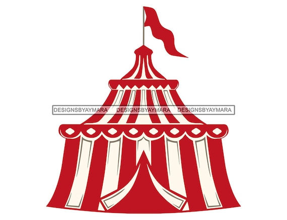 Circus Tent Vintage Carnival Retro Party Festival Flag Arena - Etsy