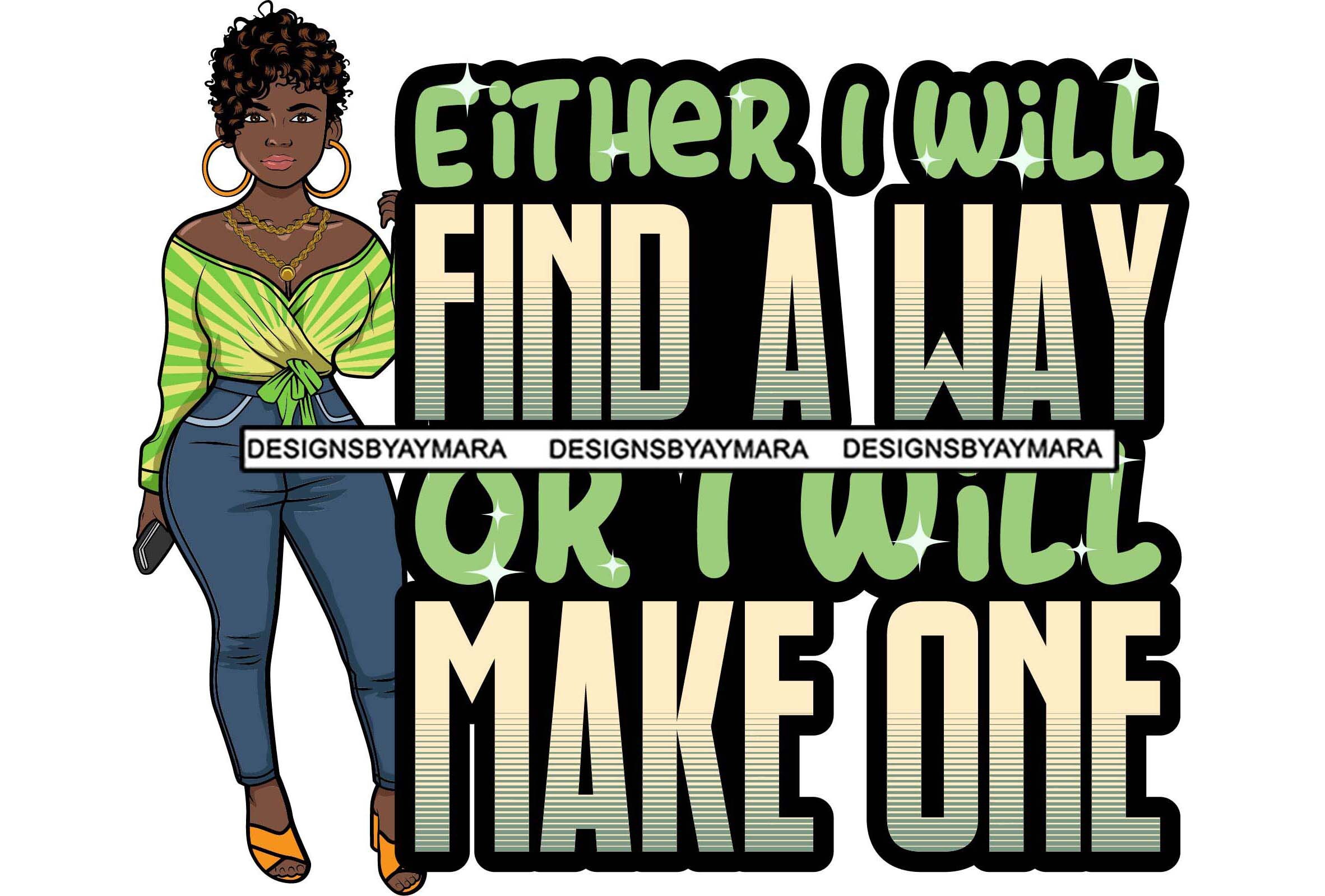 Afro Lola Boss Lady Life Quotes Melanin Popping Black Queen | Etsy